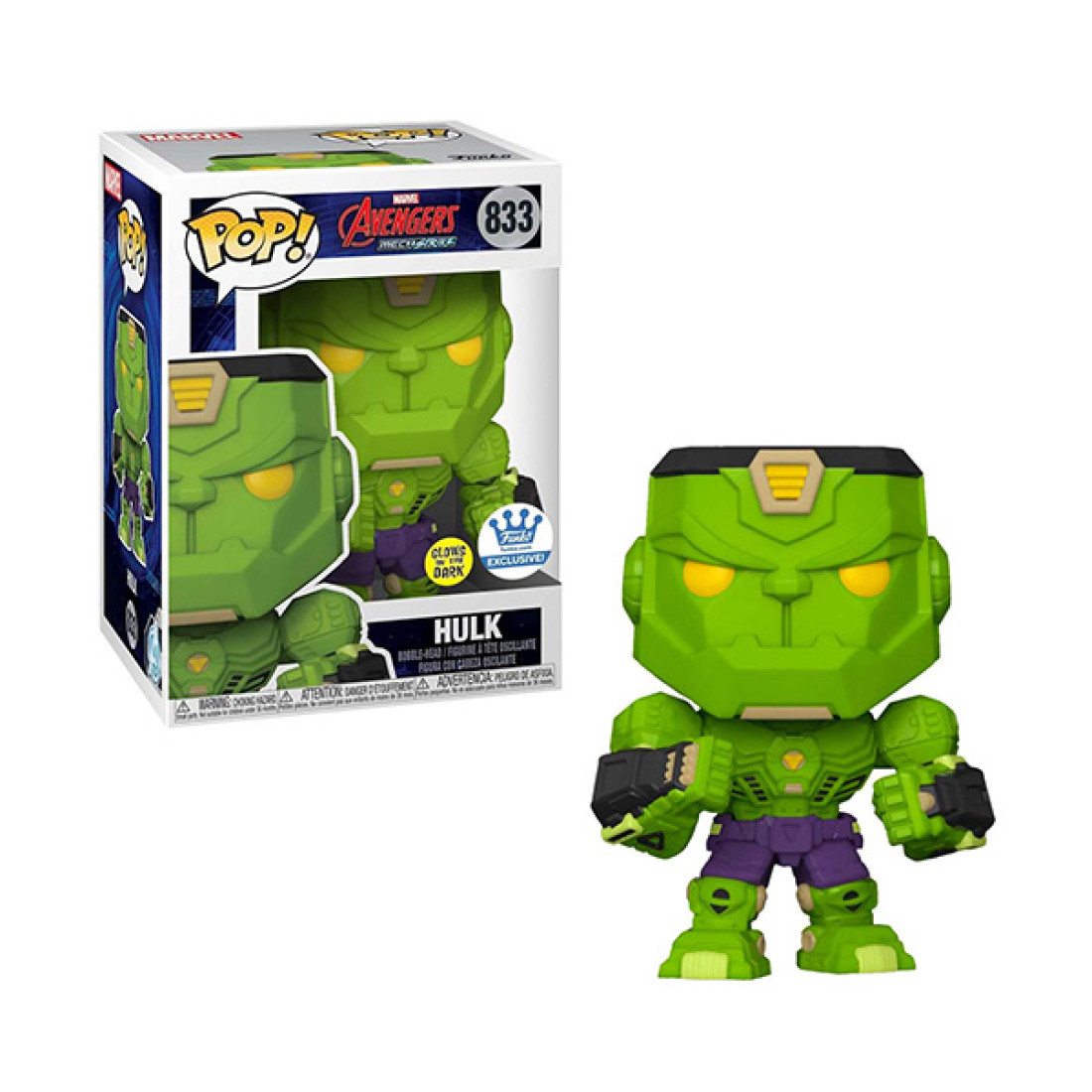Marvel : Avengers Mech Strike (833) Hulk (gitd)
